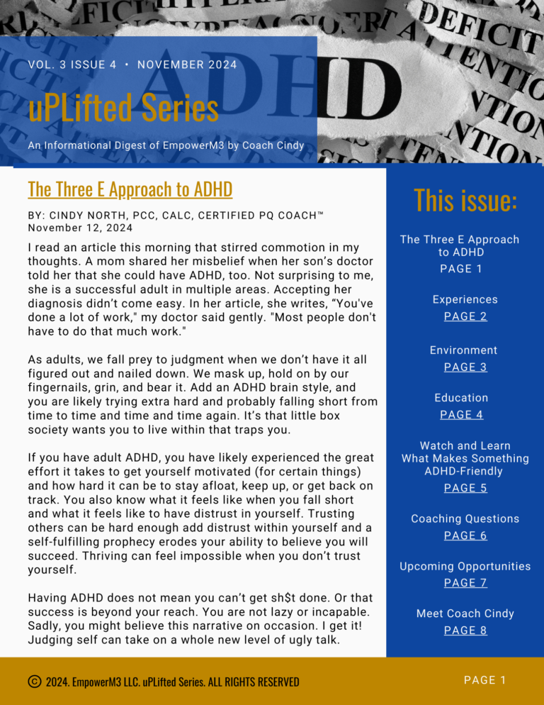 ADHD Help | Understand ADHD Uplifted Series | Empowerm3